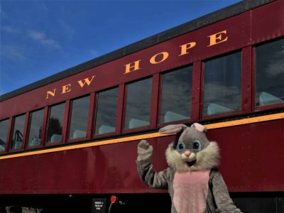 Easter Bunny Express - New Hope Railroad - 45 Minute Train Ride - Photos