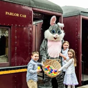Easter Bunny Express - New Hope Railroad - 45 Minute Train Ride - Photos